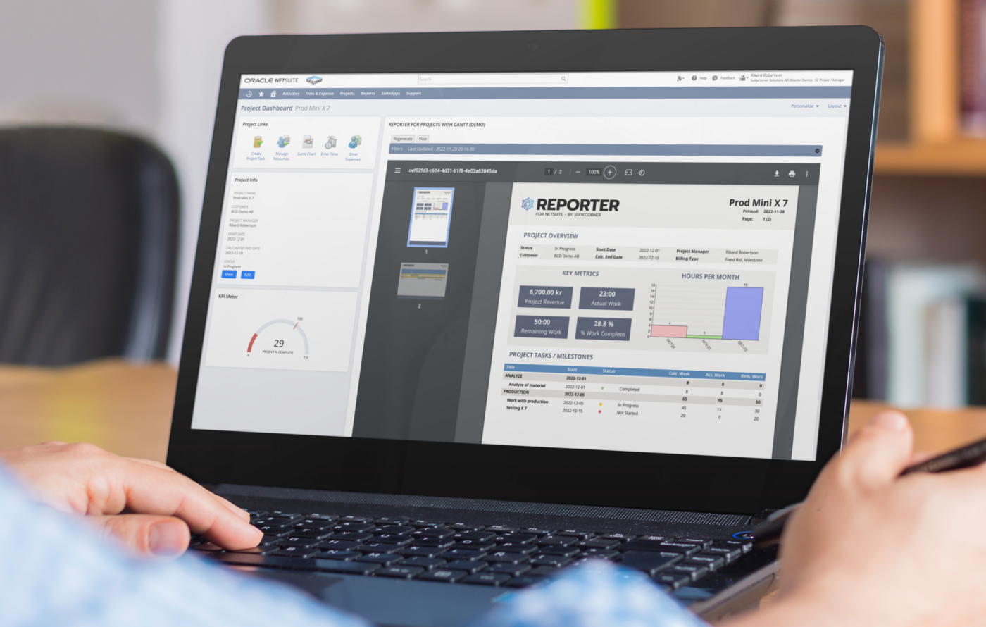 Optimize your project management in NetSuite - SuiteCorner
