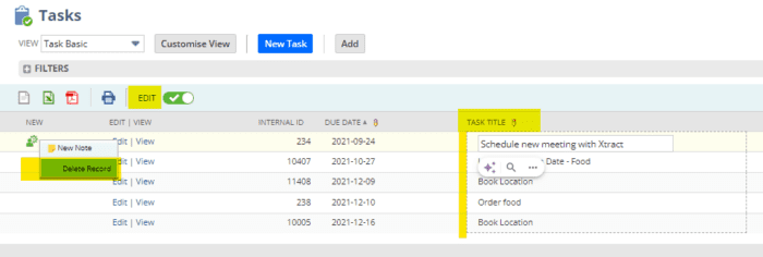 Delete or edit multiple records at once in NetSuite